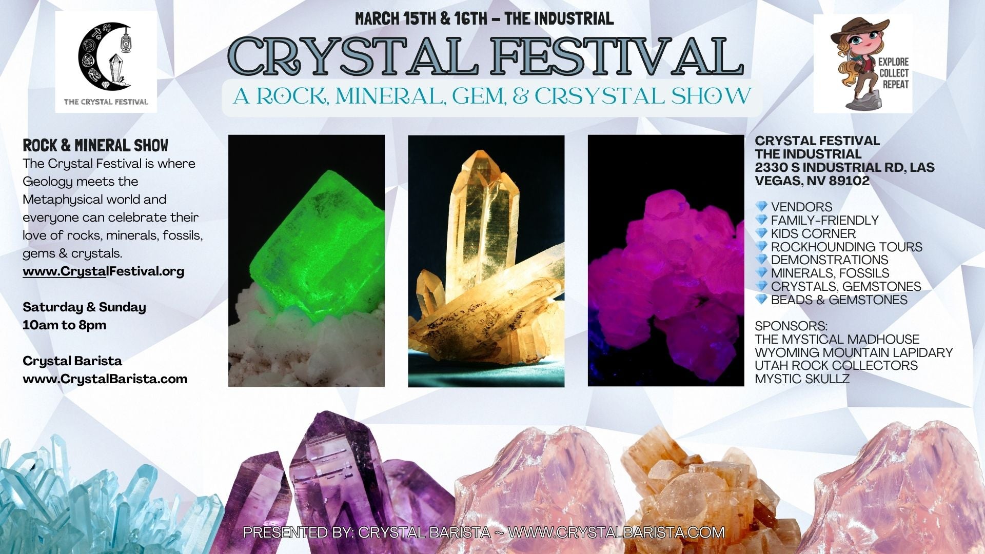 Crystal Festival - March 15th & 16th in Las Vegas – CrystalBarista