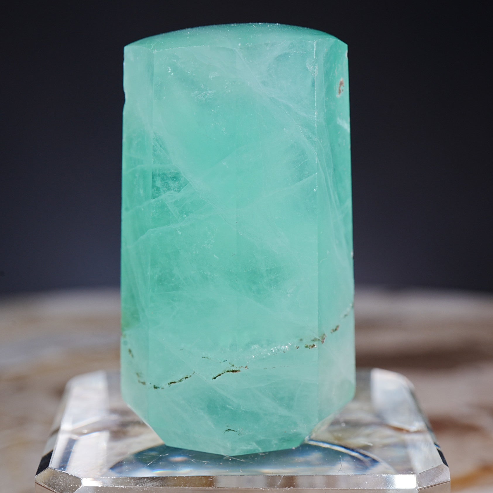 Fluorite - Hexagon Pedestal – CrystalBarista