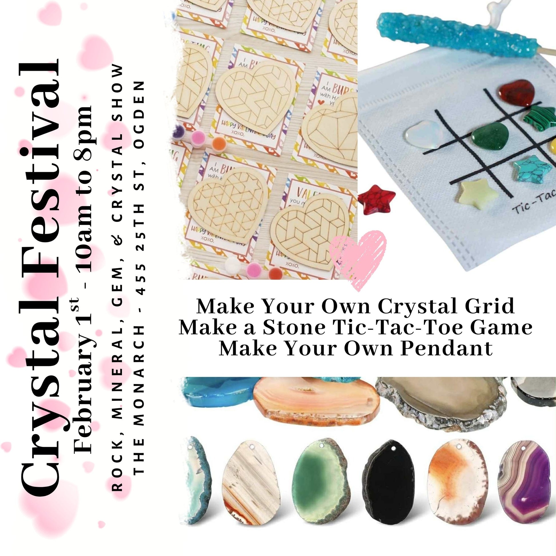 Crystal Festival Valentine's Day Crafts - February 1st in Ogden ...