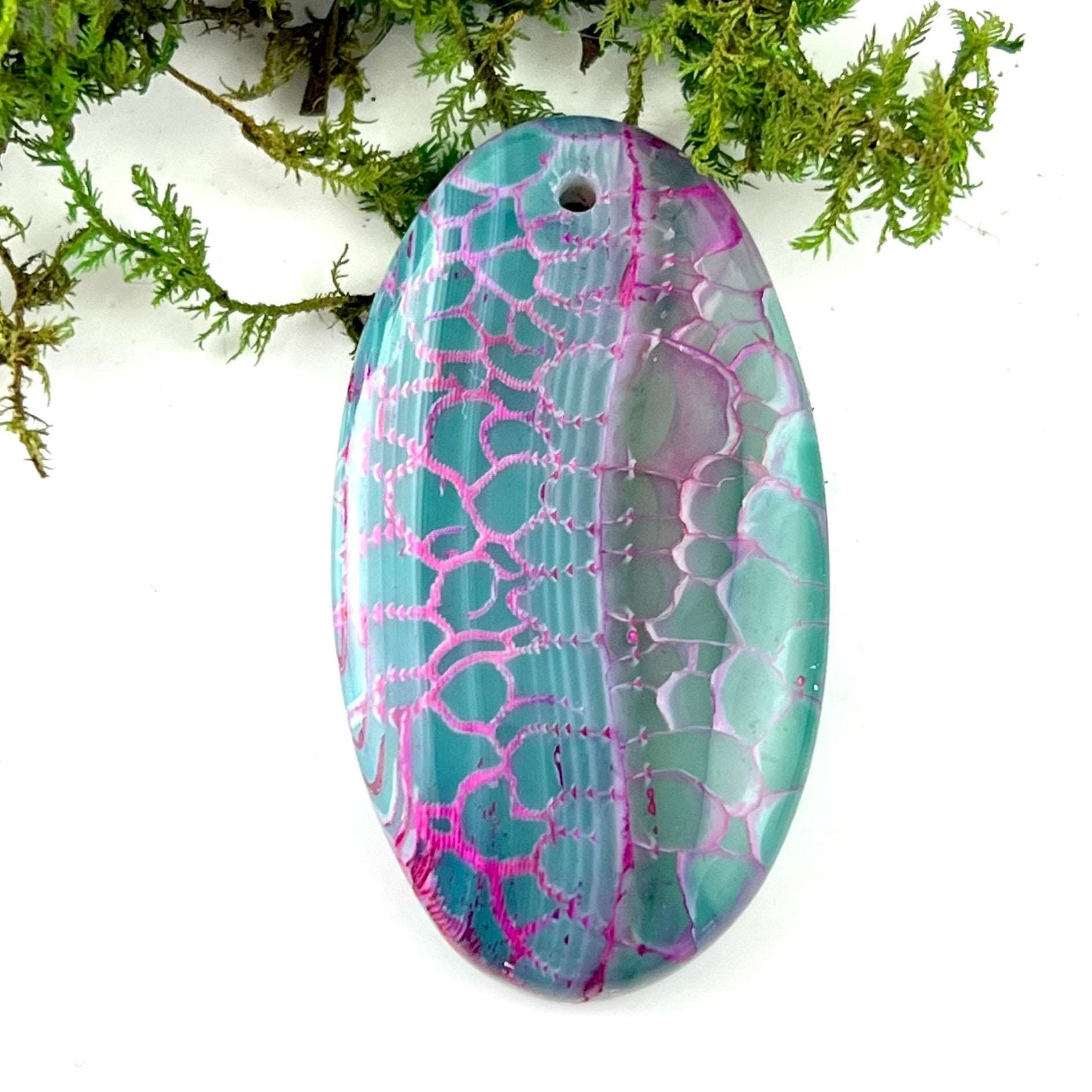 Dragon Scale Agate - Drilled Pendant – CrystalBarista